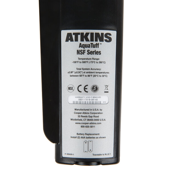 Cooper-Atkins 35140 AquaTuff Waterproof Thermocouple Thermometer - Wrap ...