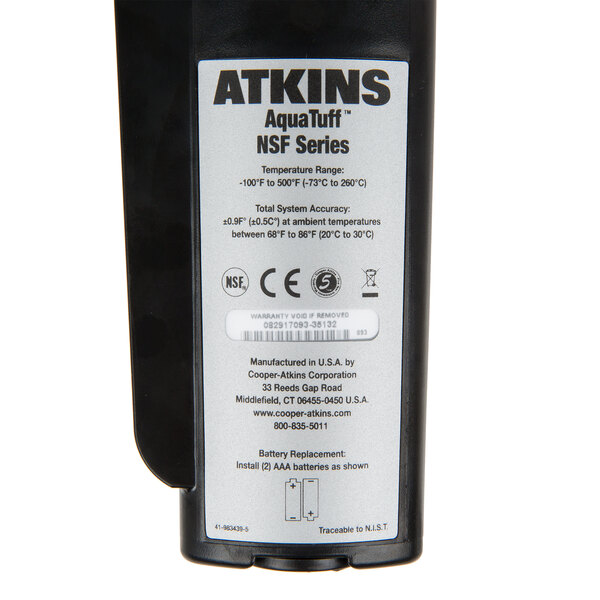 Cooper-Atkins 35132 AquaTuff Waterproof Thermocouple Thermometer - Wrap ...