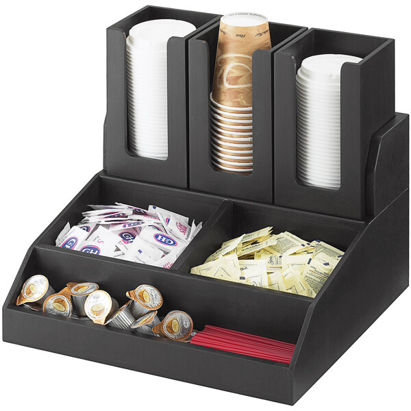 Cal-Mil 2019-96 Midnight Condiment Station - 15" x 14" x 9 1/2"