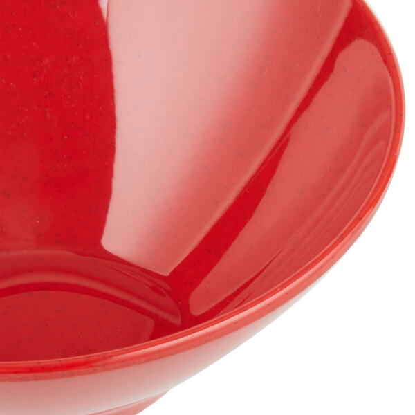 GET B-785-1-RSP Red Sensation 10 oz. Red Slanted Melamine Bowl - 12/Case