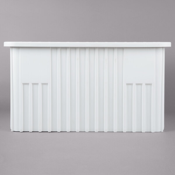 Metro MTB93120 23" x 18" x 12" White Divider Tote Box