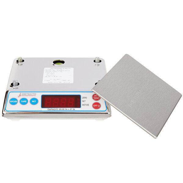 Cardinal Detecto AP-20 20 lb. Digital All-Purpose Portion Control Scale ...