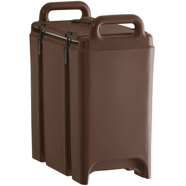 Camtainer | Cambro 250LCD131 2.5 Gallon Brown Insulated Camtainer