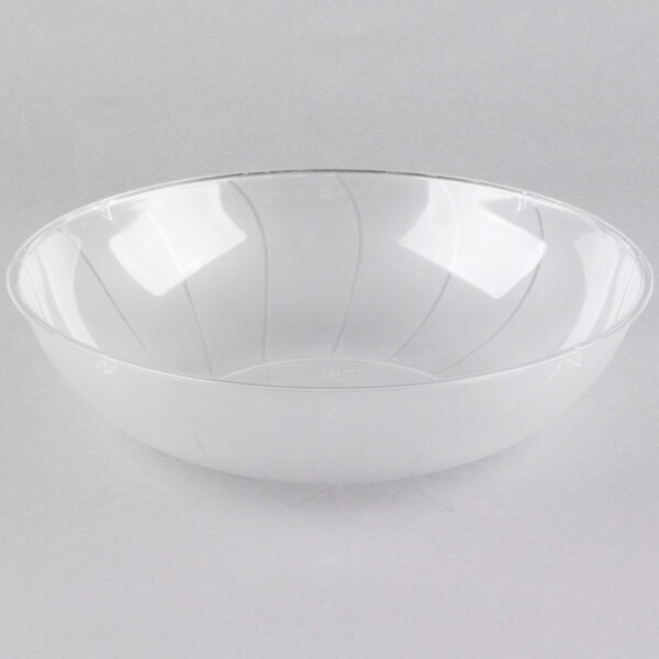 Fineline 3505-CL Platter Pleasers 1 Gallon (128 oz.) Clear Plastic ...