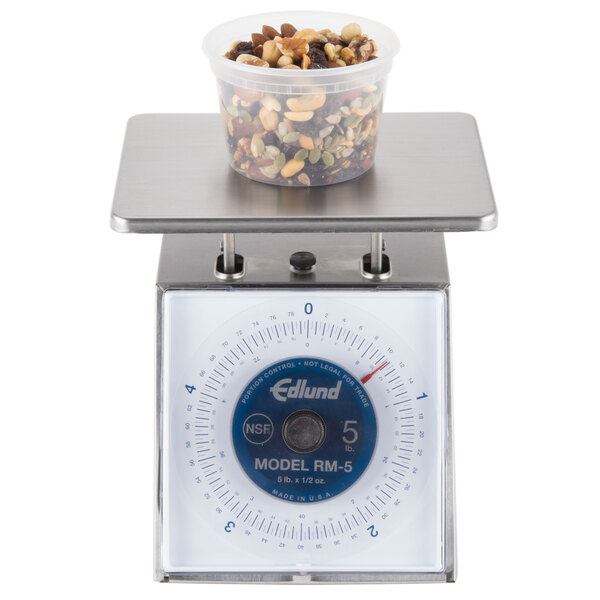 Edlund RM-5 Four Star 5 lb. Portion Scale with 7" x 8 3/4" Platform