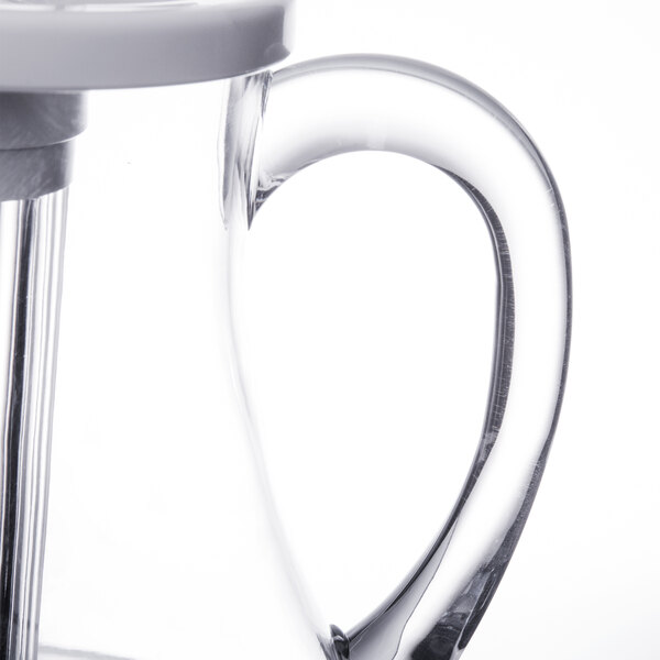 Tablecraft 328 3 Qt. Polycarbonate Pitcher with Ice Core