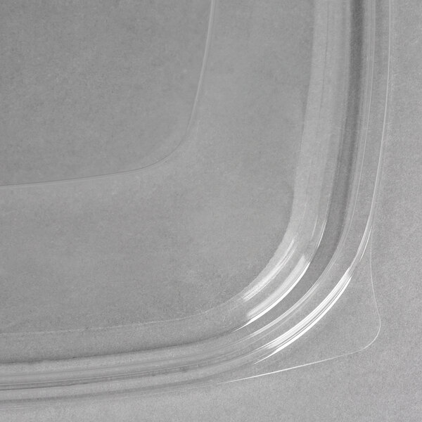 Sabert 54160B50 Bowl2 Clear Dome Lid for 80 oz. and 160 oz. Square ...