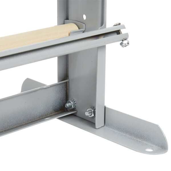 Bulman T624-40 40" Horizontal Gray 6 Roll Paper Cutter Rack