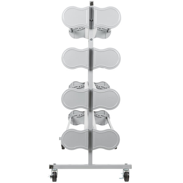 Bulman R398-D-48 48" Horizontal Tower 8 Roll Deluxe Paper Rack ...
