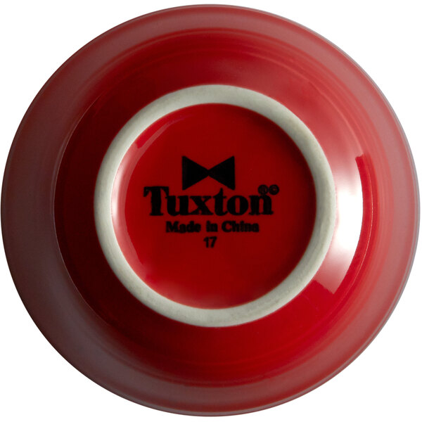 Tuxton CQB-0752 Concentrix 7.5 oz. Cayenne China Bouillon Cup - 24/Case
