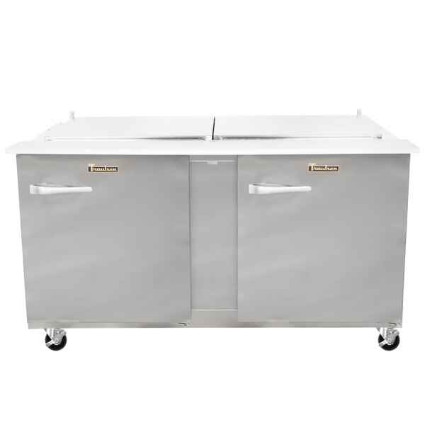Traulsen UST6024-RR 60" 2 Right Hinged Door Refrigerated Sandwich Prep ...