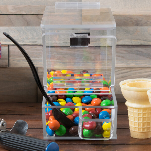 Cal-Mil 927-H Stackable Topping Dispenser with Holster - 4" x 11" x 7"