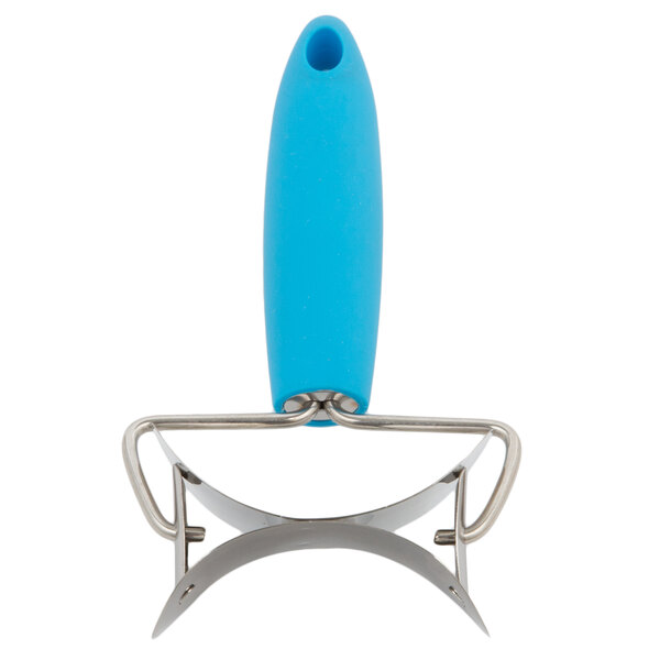 Ateco 1355 2 1/2" Stainless Steel Rolling Circle Cutter with Blue ...