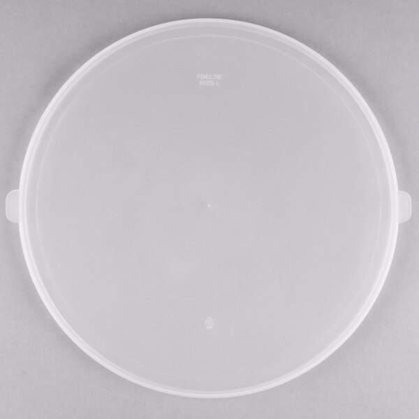 Fineline 9525-L Platter Pleasers 1 and 2 Gallon Clear Plastic Round ...