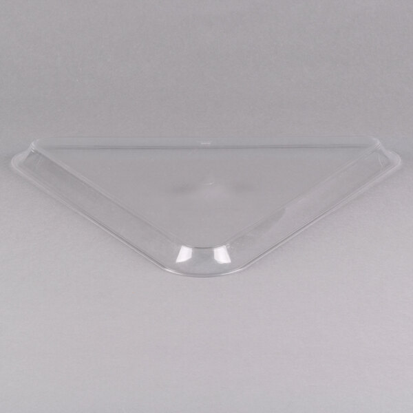 Fineline 3561-CL Platter Pleasers 16" Clear Plastic Triangular Tray ...