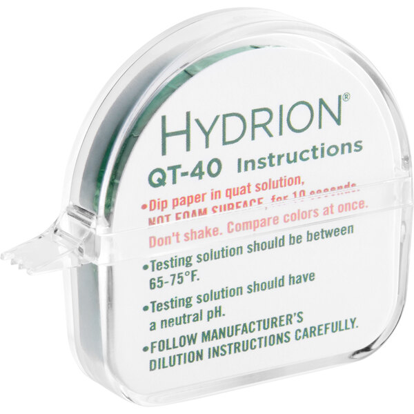 Noble Chemical QT-40 Quaternary Test Paper Dispenser - 0-500ppm