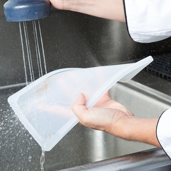Flexsil Lid 1/4 Size High-Heat Silicone Steam Table / Hotel Pan Lid
