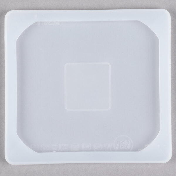 Flexsil Lid: 1/6 Size, Hi-Heat Silicone Food Pan Lid | WebstaurantStore