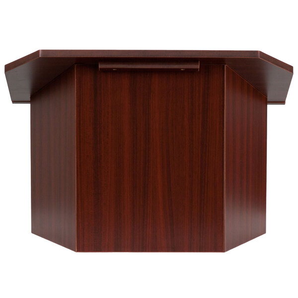 Flash Furniture MT-M8833-LECT-GG Mahogany Foldable Tabletop Lectern