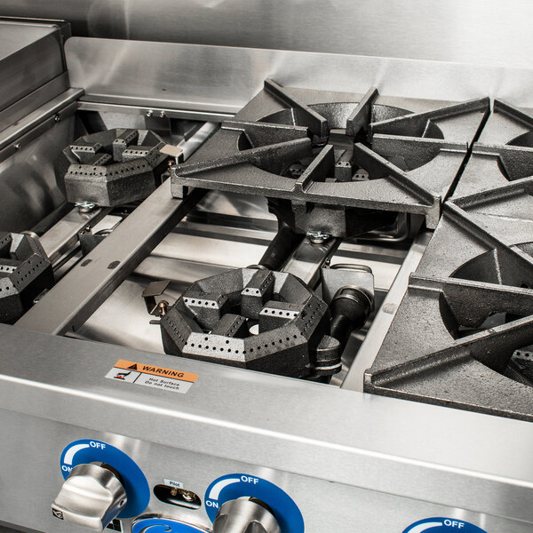 Globe Gas Hot Plate, 36", Countertop - WebstaurantStore