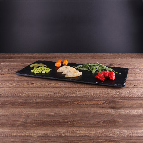 Elite Global Solutions M1020 Fo Slate Rectangular Faux Black Slate ...
