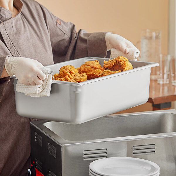 Vollrath 30066 Super Pan Full Size 6" Deep Anti-Jam Stainless Steel ...