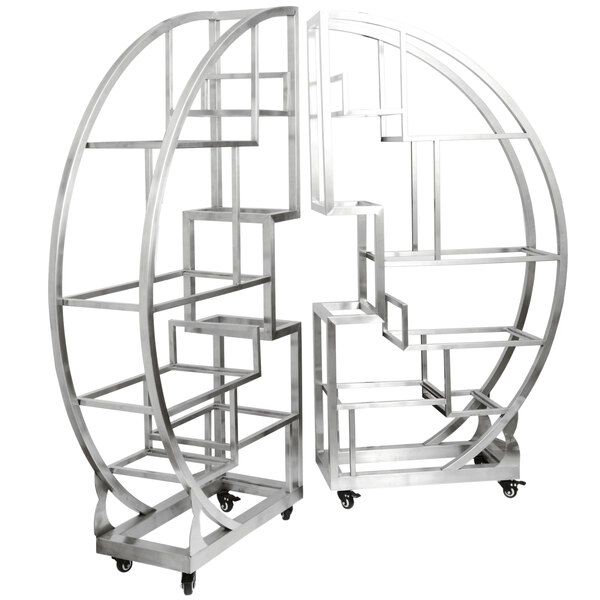 Eastern Tabletop ST1790 72 1/2" x 13 3/4" x 72" Cartwheel Stainless ...