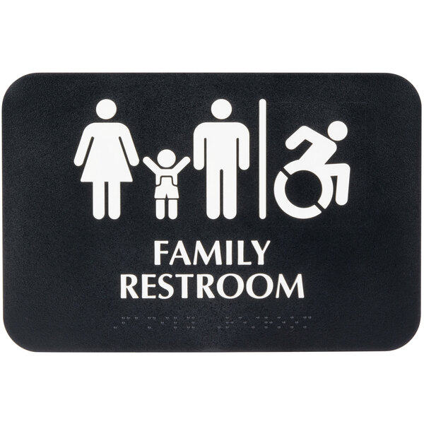 Tablecraft 695651 ADA Family Restroom / Handicap Accessible Restroom ...
