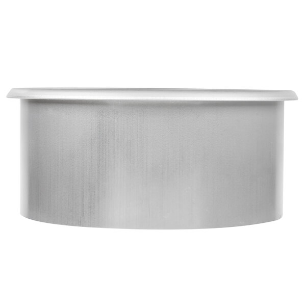 Vollrath 1Y402 4 9/16" x 2" Round Stainless Steel In-Counter Trash Chute