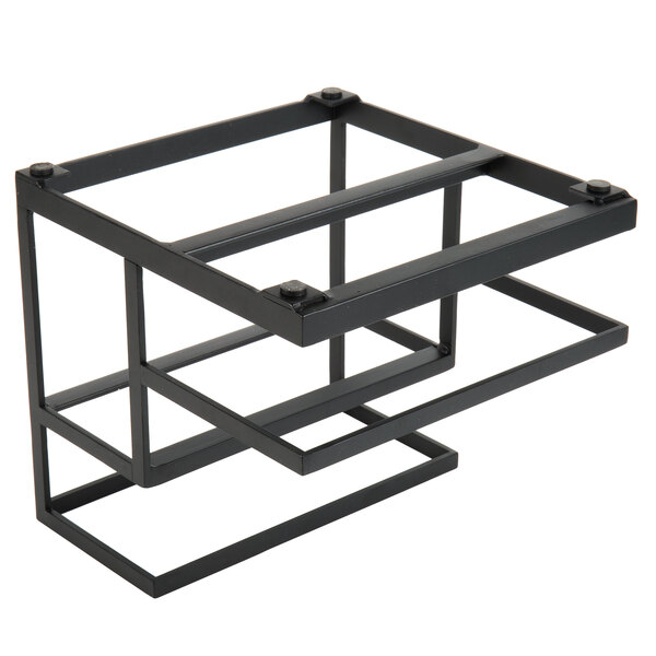 Cal-Mil 3604-13 2-Step Black Condiment Display with 4 Glass Jars - 11 ...