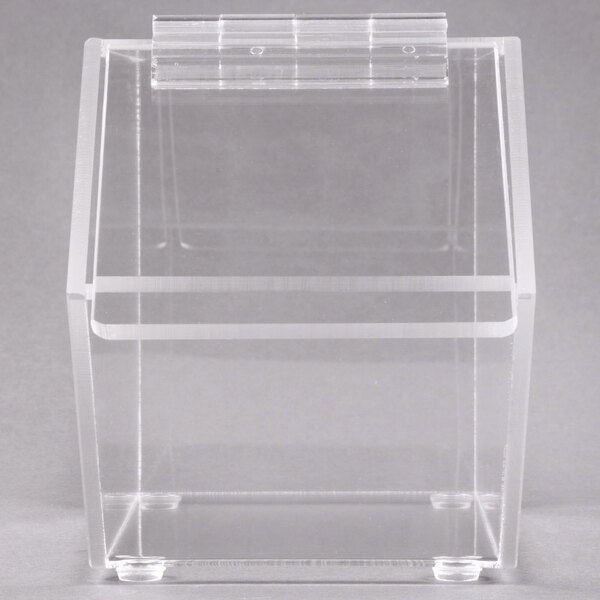 Cal-Mil 492 Classic Stackable Acrylic Topping Bin - 4 1/2" x 11" x 5 1/2"