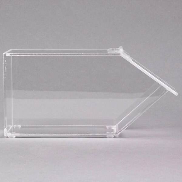 Cal-Mil 492 Classic Stackable Acrylic Topping Bin - 4 1/2" x 11" x 5 1/2"