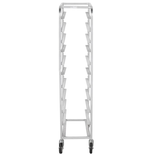 Winholt SS-1210 End Load Stainless Steel Platter Cart - Ten 12" Trays