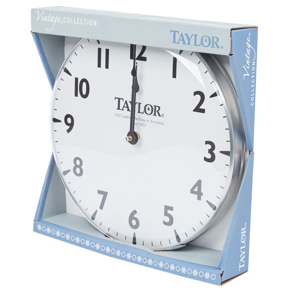 Taylor 166 12" Large Dial Patio Clock