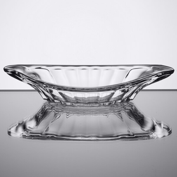 Libbey 5317 9" Banana Split / Relish Dish - 24/Case