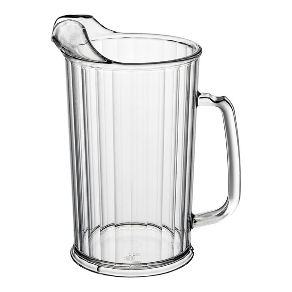Cambro P60CW135 Camwear 60 oz. Clear Plastic Pitcher