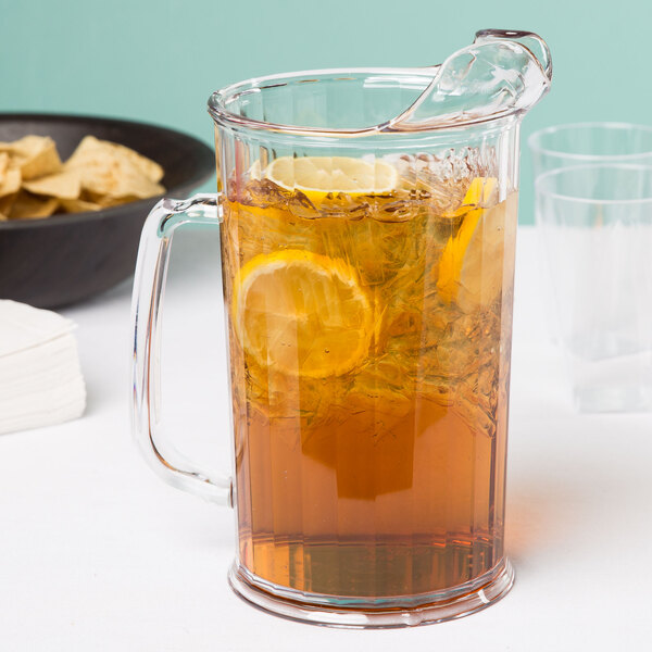 Cambro P60CW135 Camwear 60 oz. Clear Plastic Pitcher
