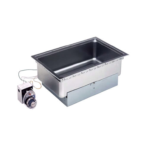 Wells 5P-SS206TDU Drop-In Rectangular Hot Food Well with Drain - Top ...