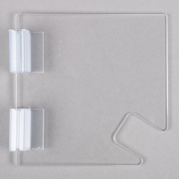 Cal-Mil 1811N Hinged Hard Plastic Lid with Notch