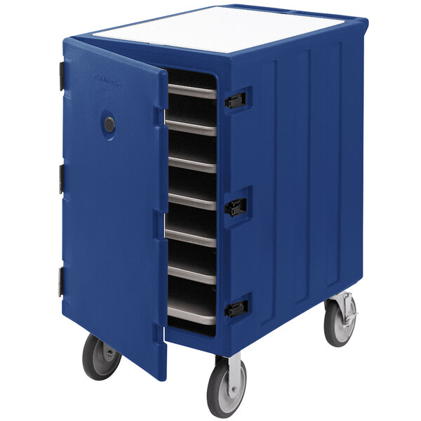 Cambro 1826LTC3186 Camcart Navy Blue Mobile Cart for 18" x 26" Sheet ...