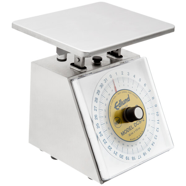 Edlund DCS-2 Five Star Series Heavy-Duty 32 oz. Portion Scale with 7" x ...