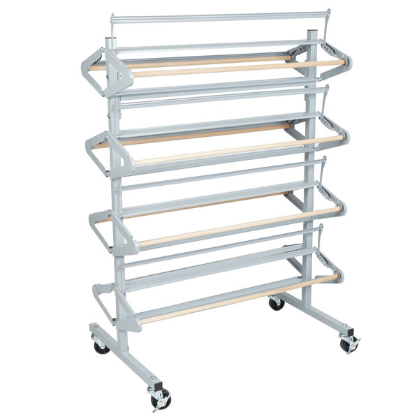 Bulman R370 36" Horizontal Tower 8 Roll Standard Paper Rack - Unassembled