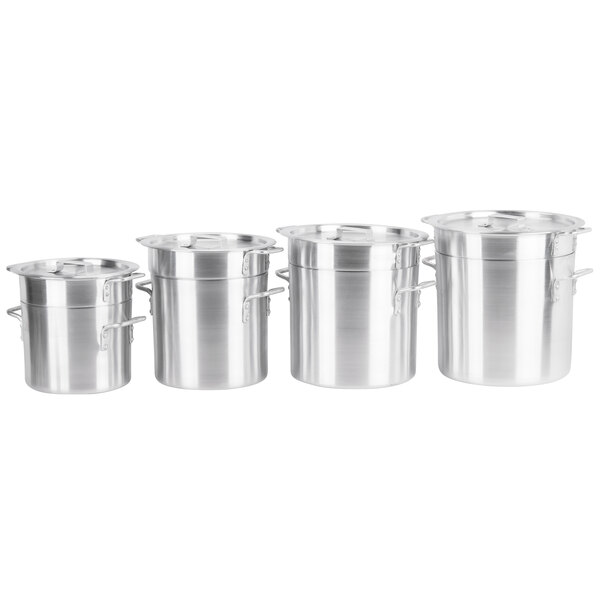 Thunder Group 8 Qt. Aluminum Double Boiler Set