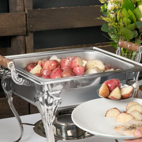 Choice 4 Qt. Chafer, Half Size | WebstaurantStore