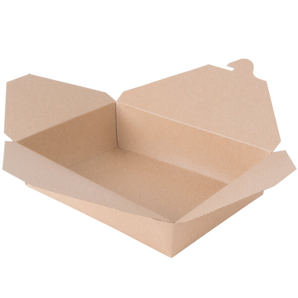 Fold-Pak 02BPEARTHM Bio-Plus-Earth Kraft Microwavable Paper #2 Take-Out ...