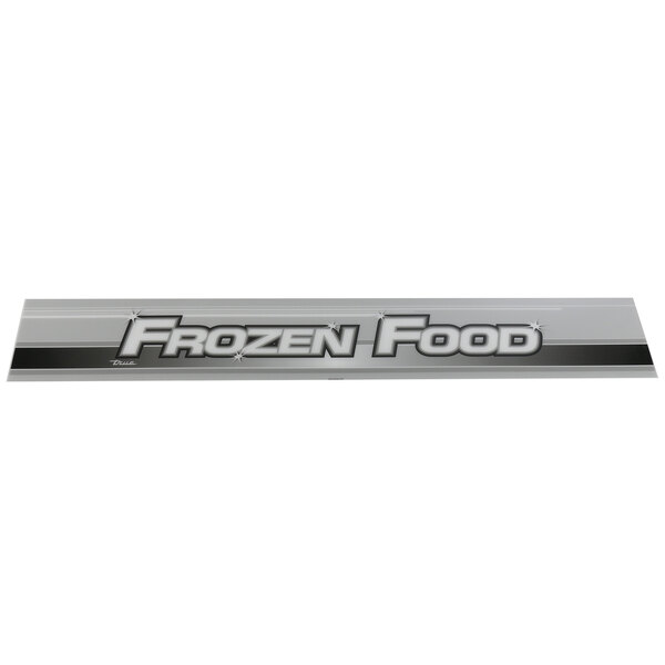 True Refrigeration 883663 Frozen Food Sign Black/Silver