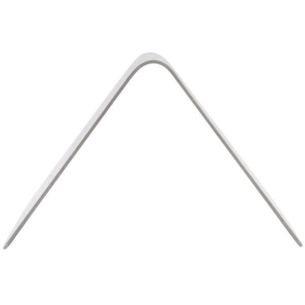 Tablecraft B1 2 1/2" x 2" Stainless Steel "Coffee" Tent Sign