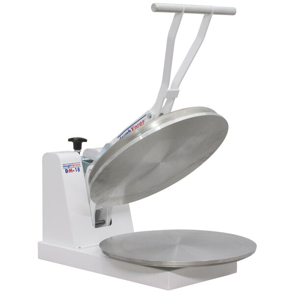 DoughXpress DM-18NH 18" Manual Clamshell Pizza Dough Press - No Heat