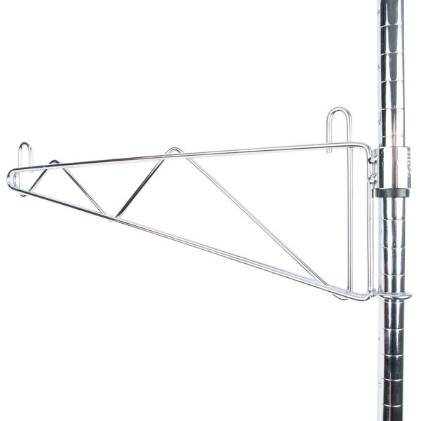 Metro 1WS18S Super Erecta Stainless Steel Post-Type Wall Mount 18 ...