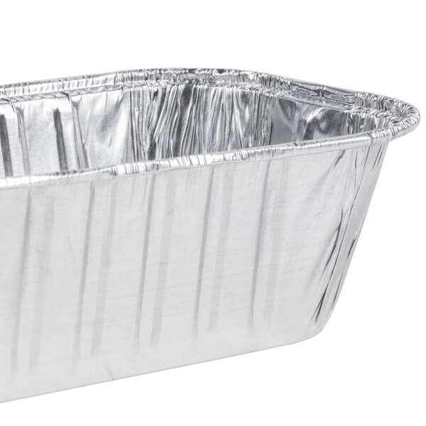 D&W 1 lb. Foil Bread Loaf Pan - 50/Pack